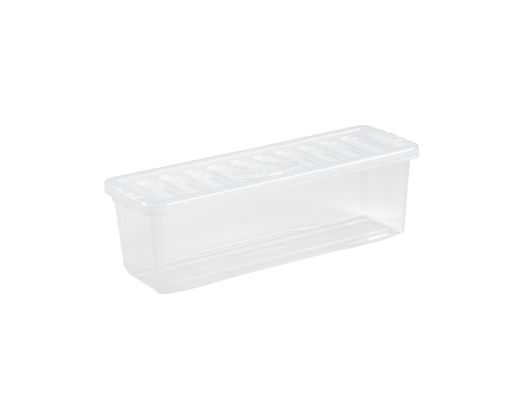 Crystal (CD) Shallow Shelf Box & Lid Clear - 11320 - What More UK