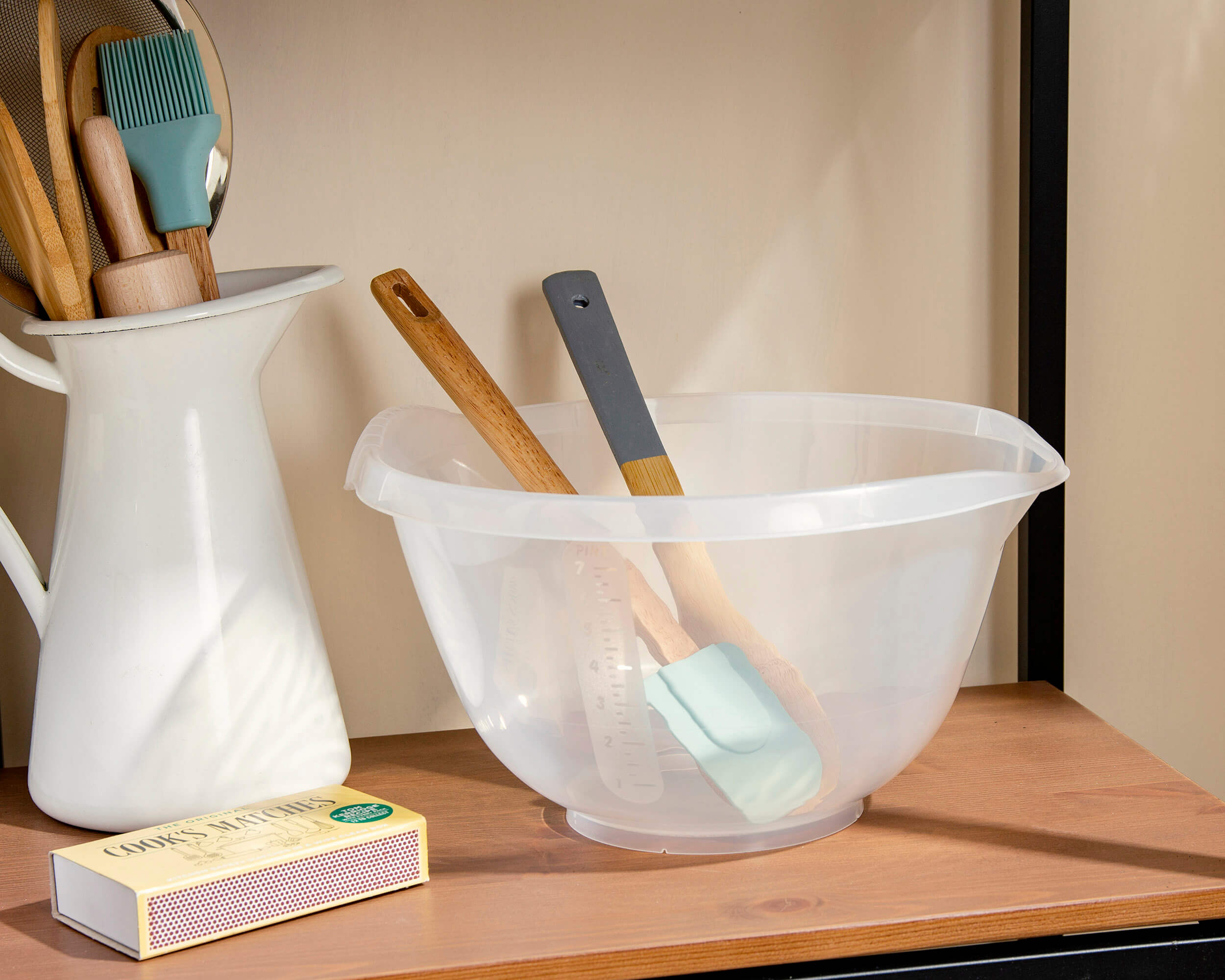Cuisine 4L Mixing Bowl Clear - 12181 - What More UK
