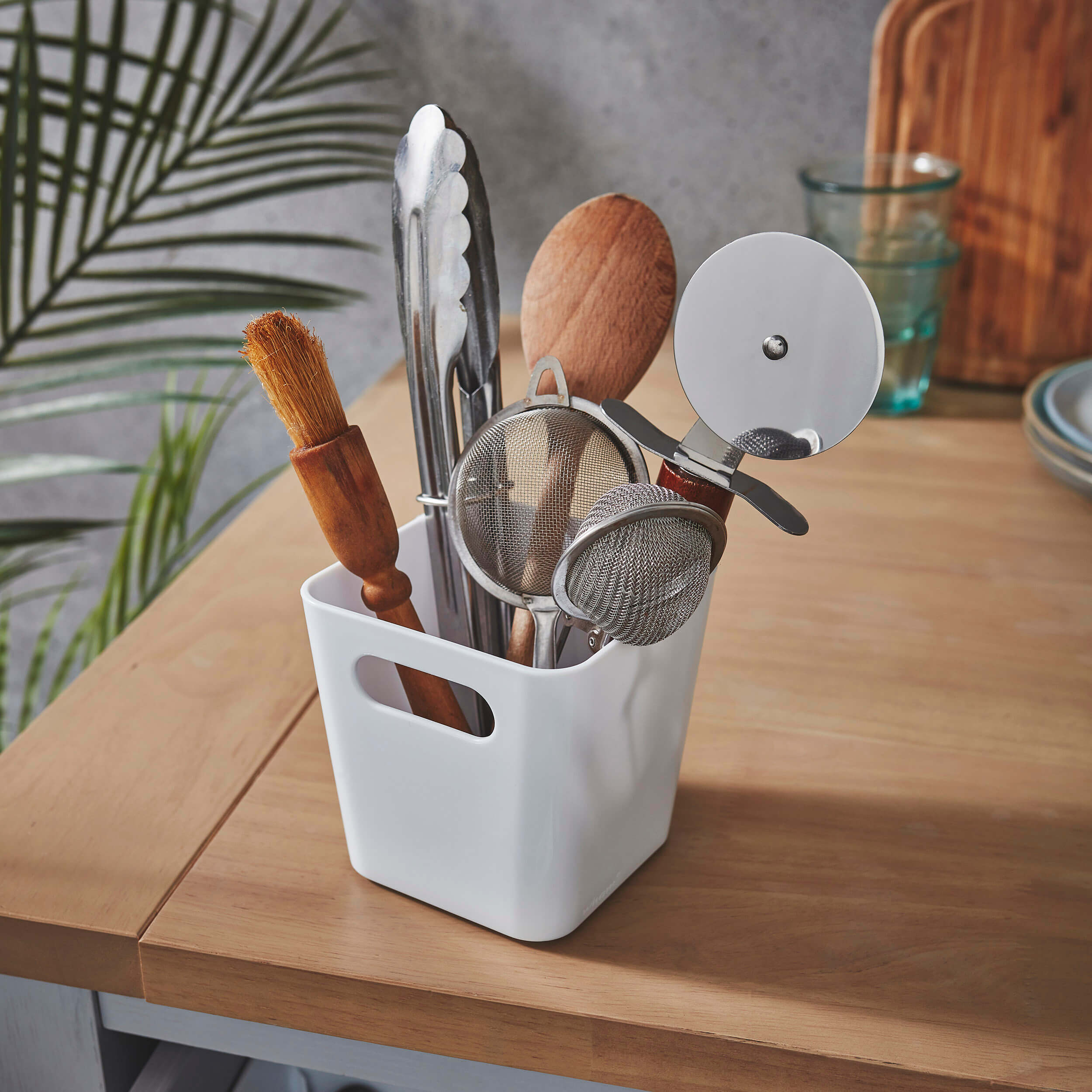 Studio Basket 1.01 Square Ice White - 25500 - What More UK