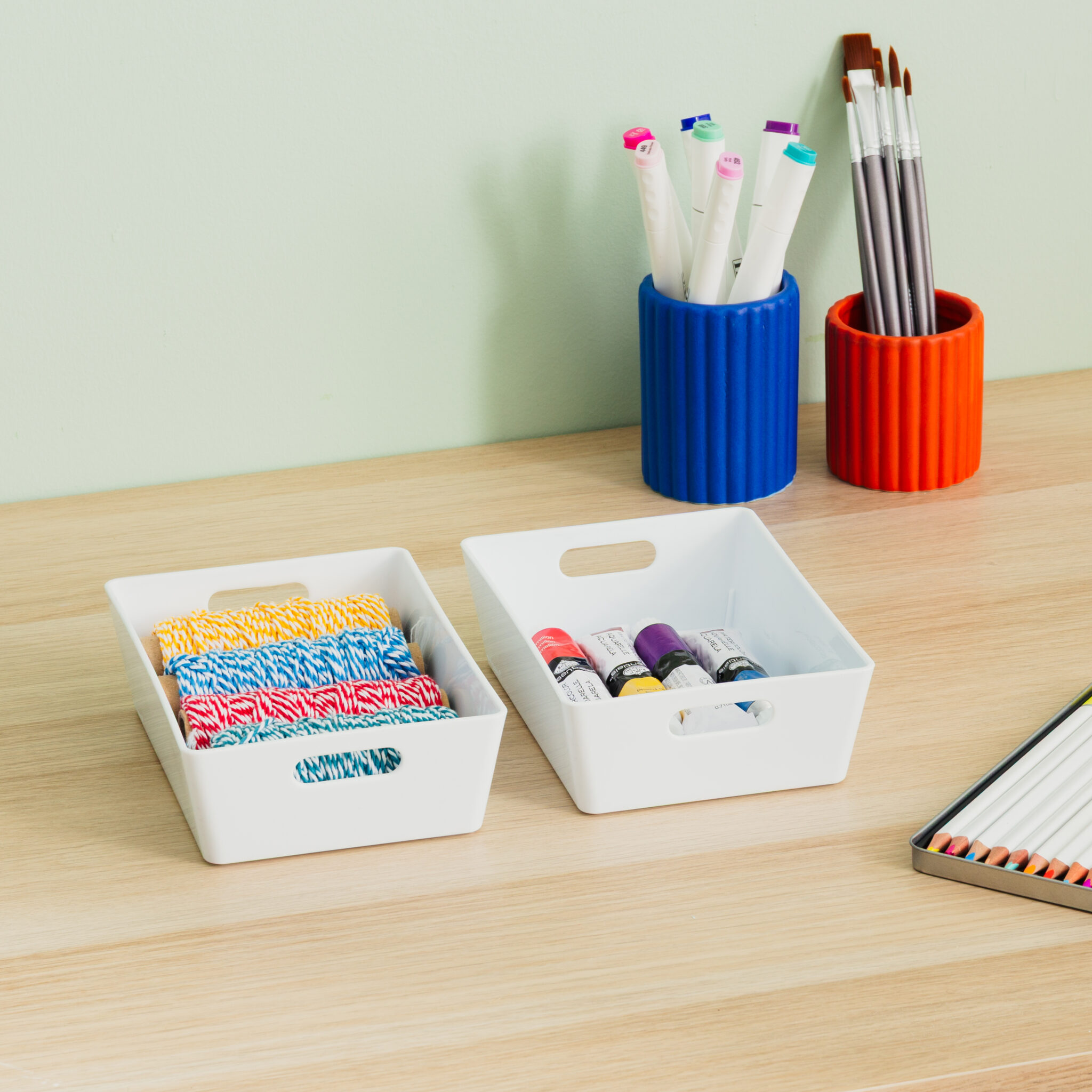 Studio Basket 3.01 Rectangular Ice White – What More UK
