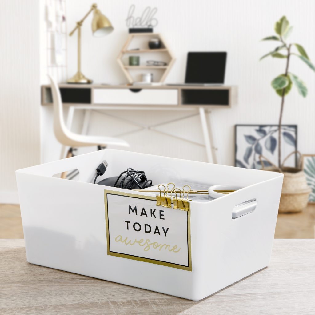 Studio Basket 5.02 Rectangular Ice White - 25600 - What More UK