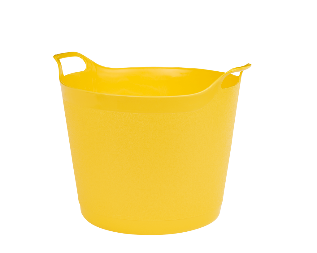 Flexi-Store 25L Graduated Round Tub Yellow - 29556 - What More UK