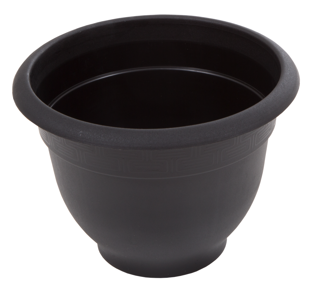 H209 Bell Pot 28cm Round Planter Slate – What More UK
