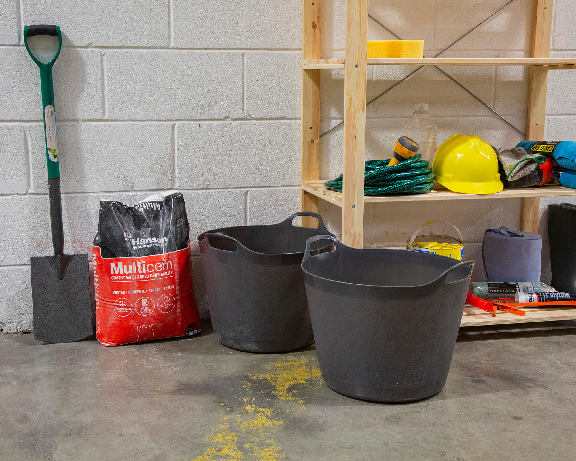 38 Litre Round Flexi Tub Graphite - 35500 - What More UK