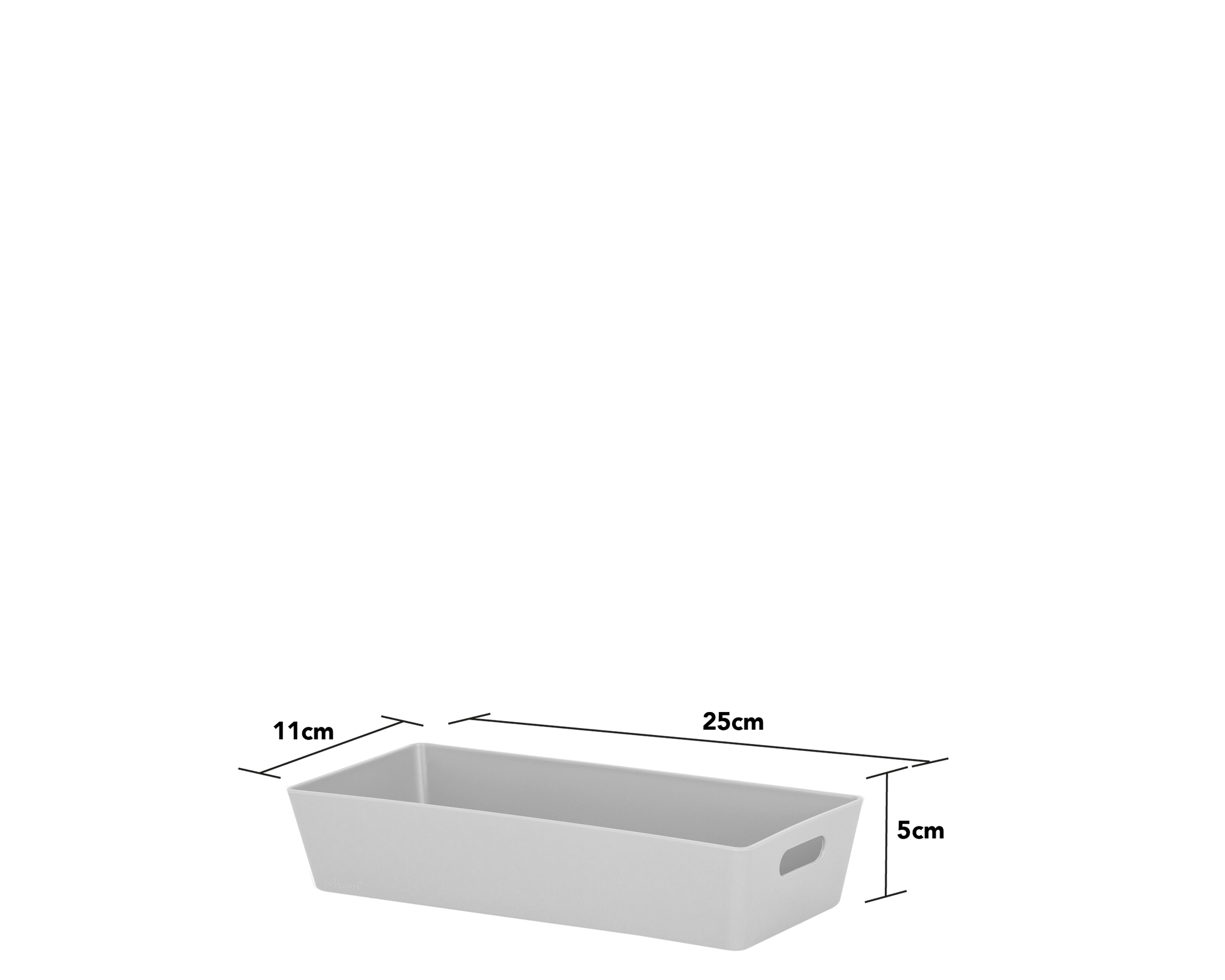 Studio Basket 2.01 Rectangular Cool Grey - 25552 - What More UK