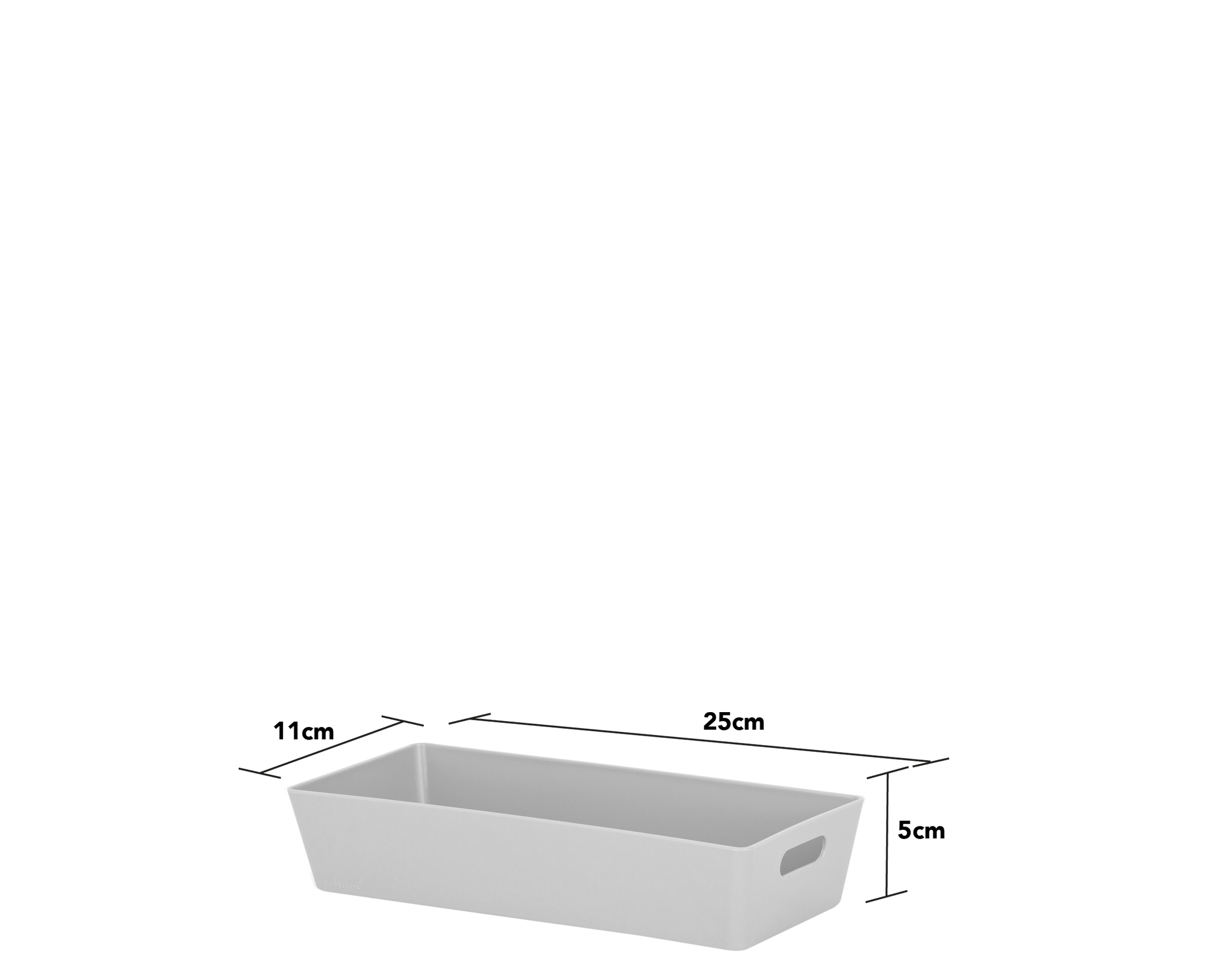 Studio Basket 2.01 Rectangular Cool Grey - 25552 - What More UK