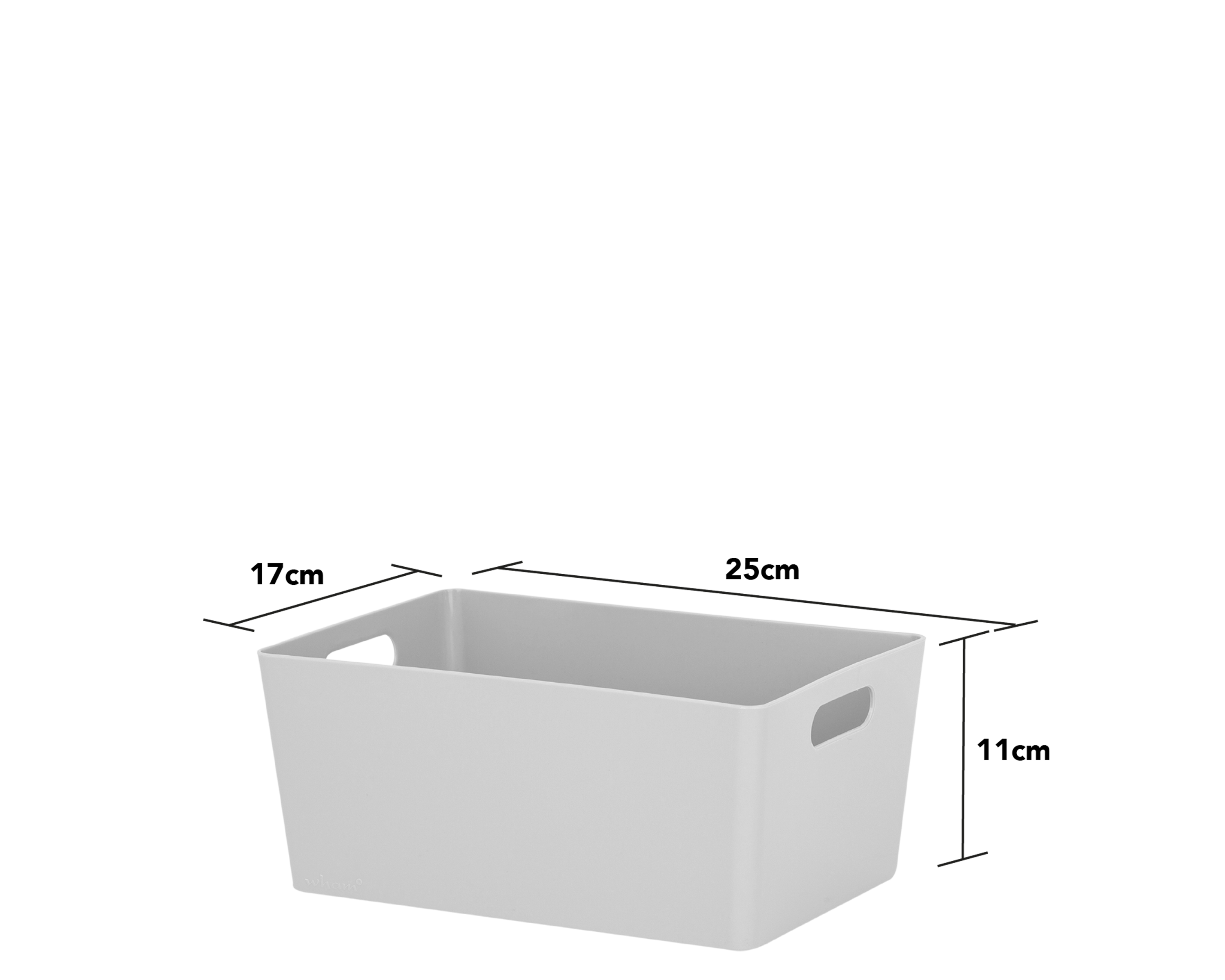 Studio Basket 4.02 Rectangular Cool Grey - 25577 - What More UK