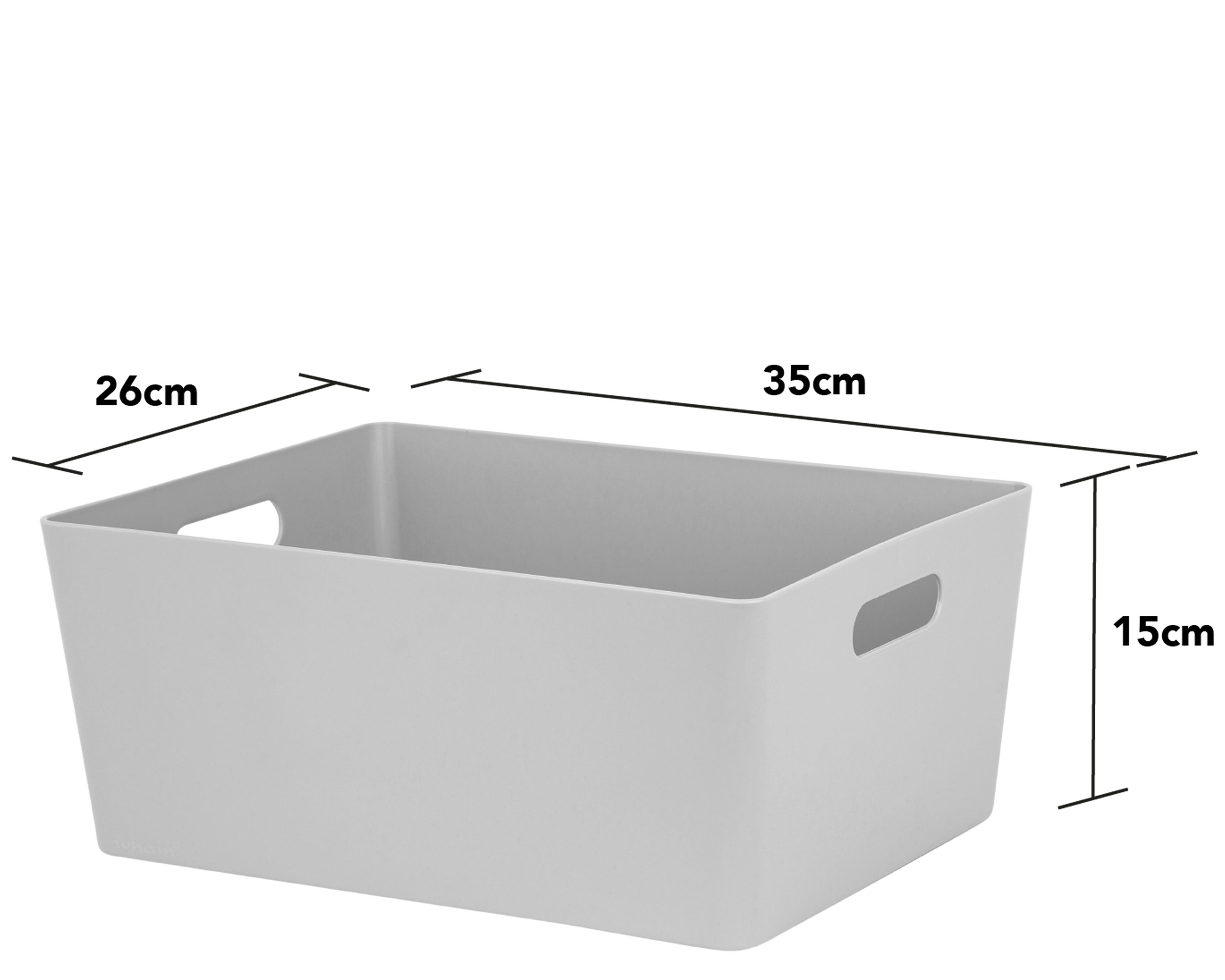 Studio Basket 5.02 Rectangular Cool Grey - 25602 - What More UK