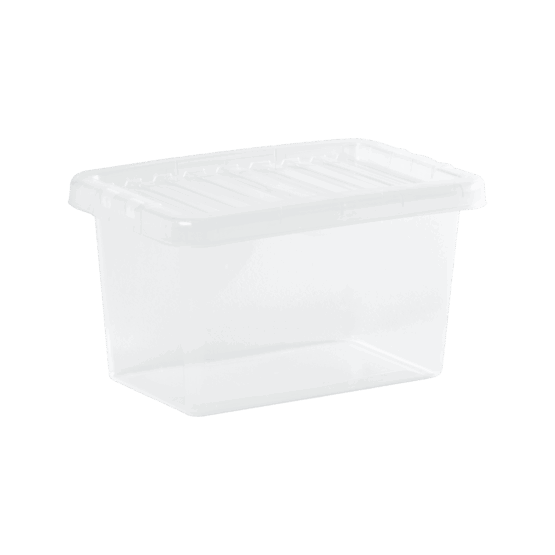 Crystal 14L Box & Lid Clear - 26875 - What More UK