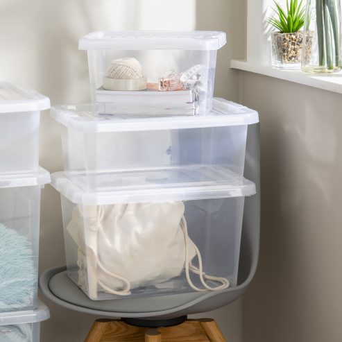 Crystal 7 Litre Box & Lid Clear - 25450 - What More UK