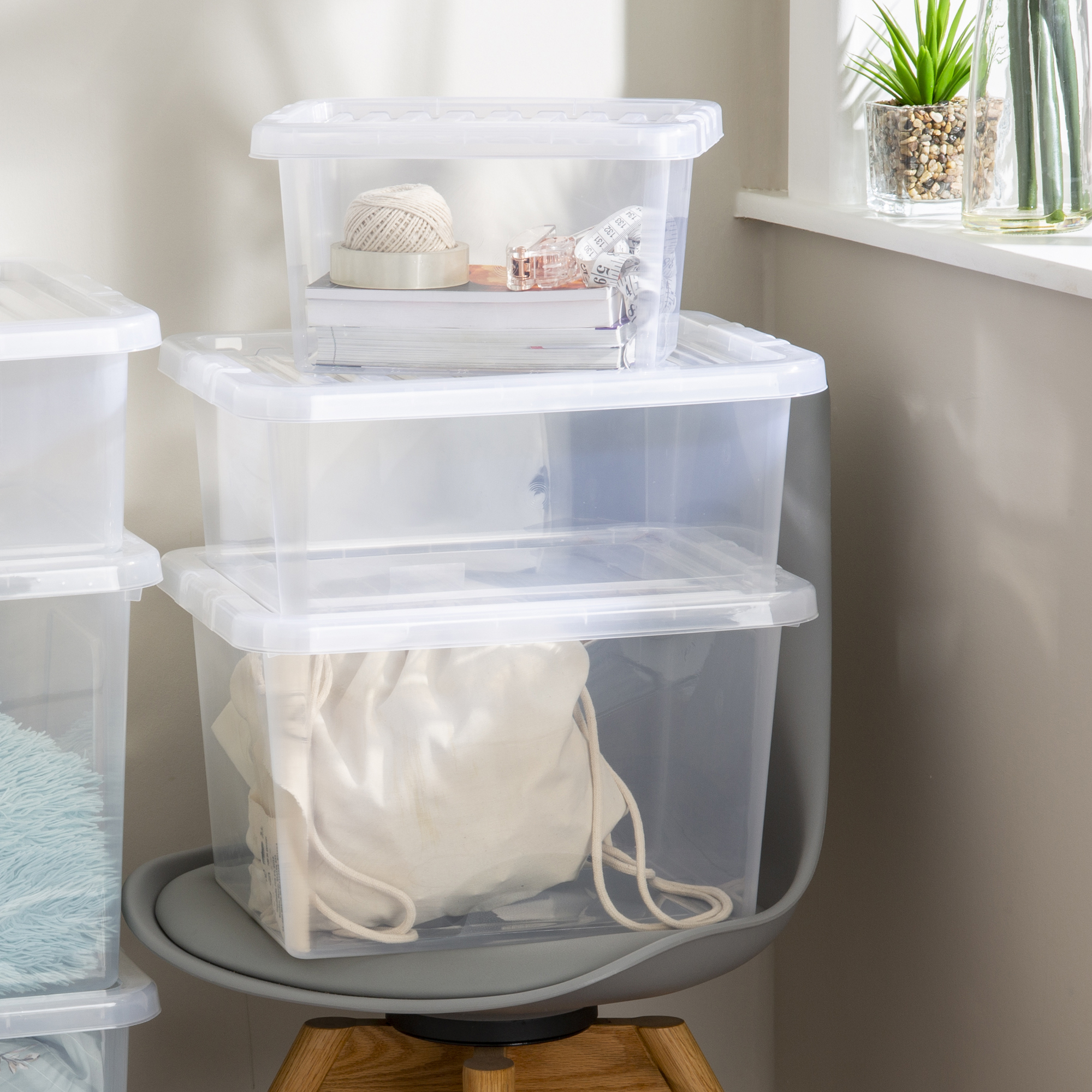 Crystal 7 Litre Box & Lid Clear - 25450 - What More UK