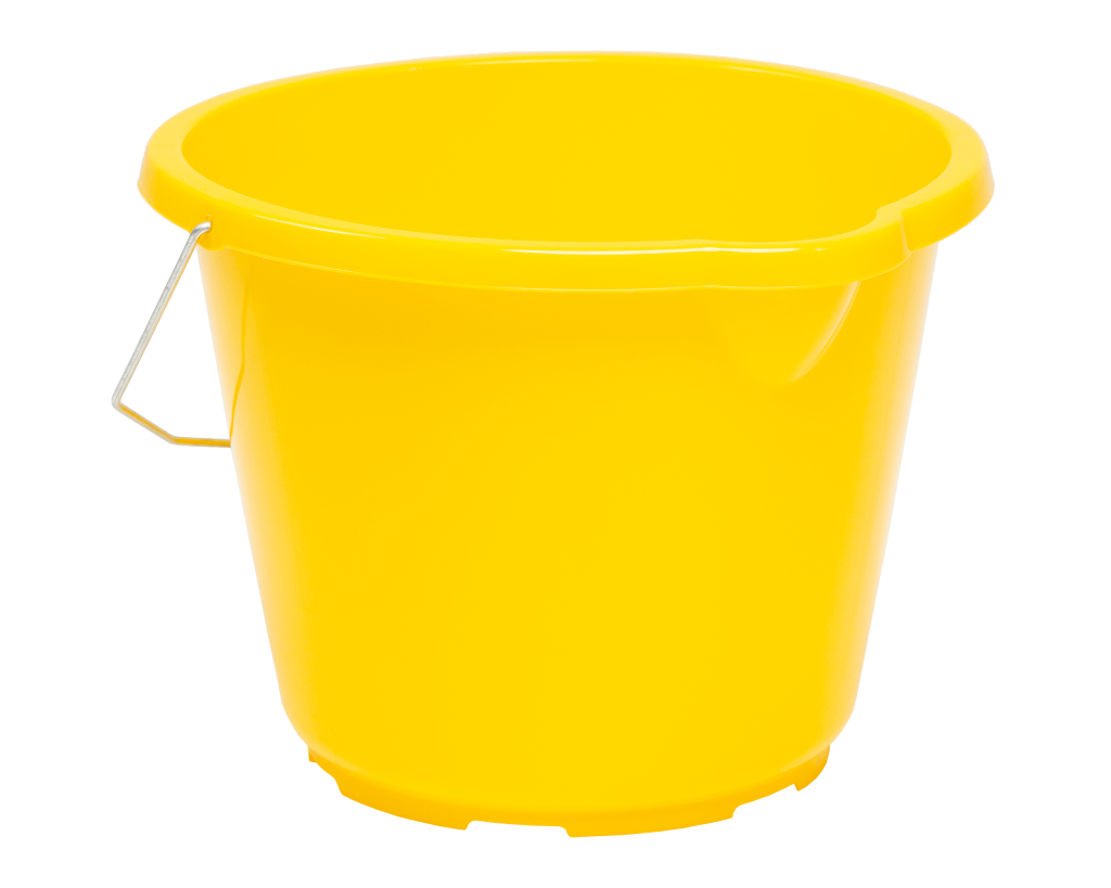 10L General Purpose Bucket Yellow - 16826 - What More UK
