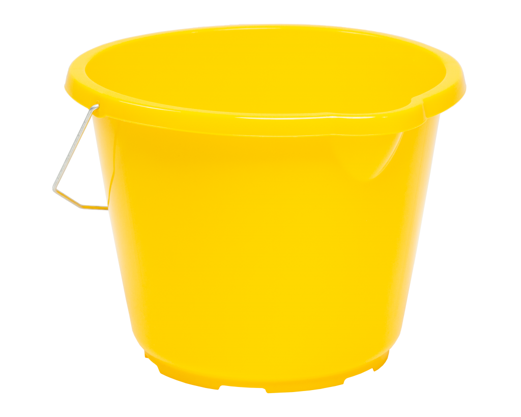 10L General Purpose Bucket Yellow - 16826 - What More UK