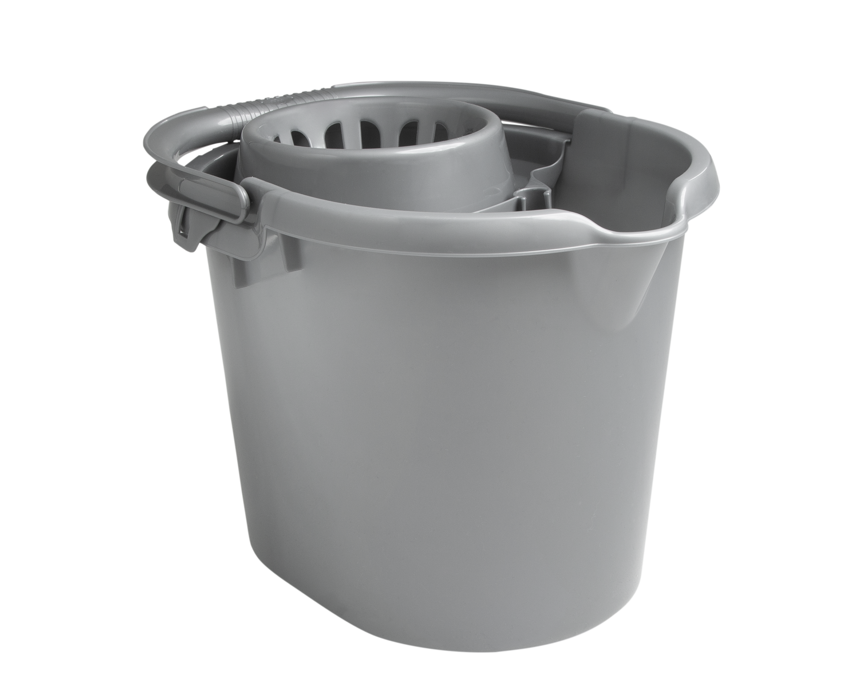 Casa 16L Mop Bucket Silver - 11585 - What More UK