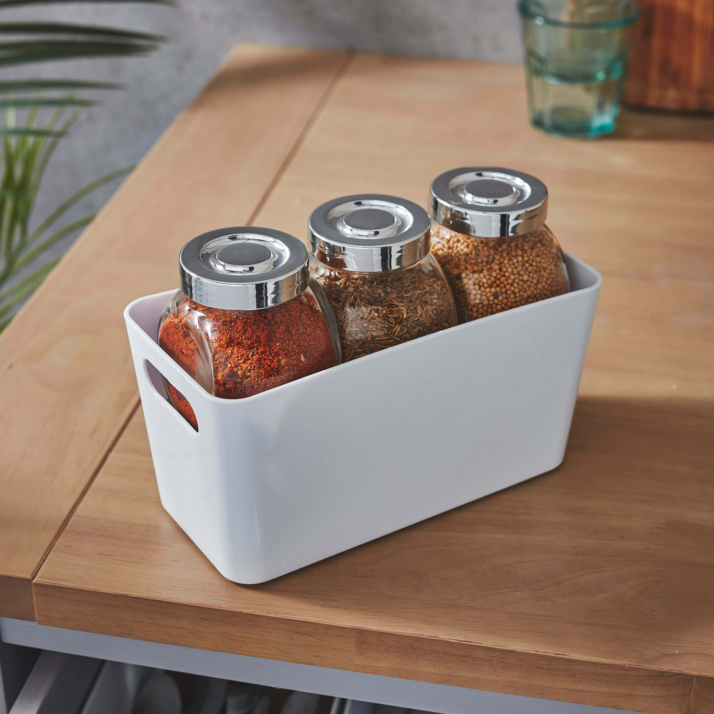 Studio Basket 6.01 Rectangular Ice White - 25800 - What More UK