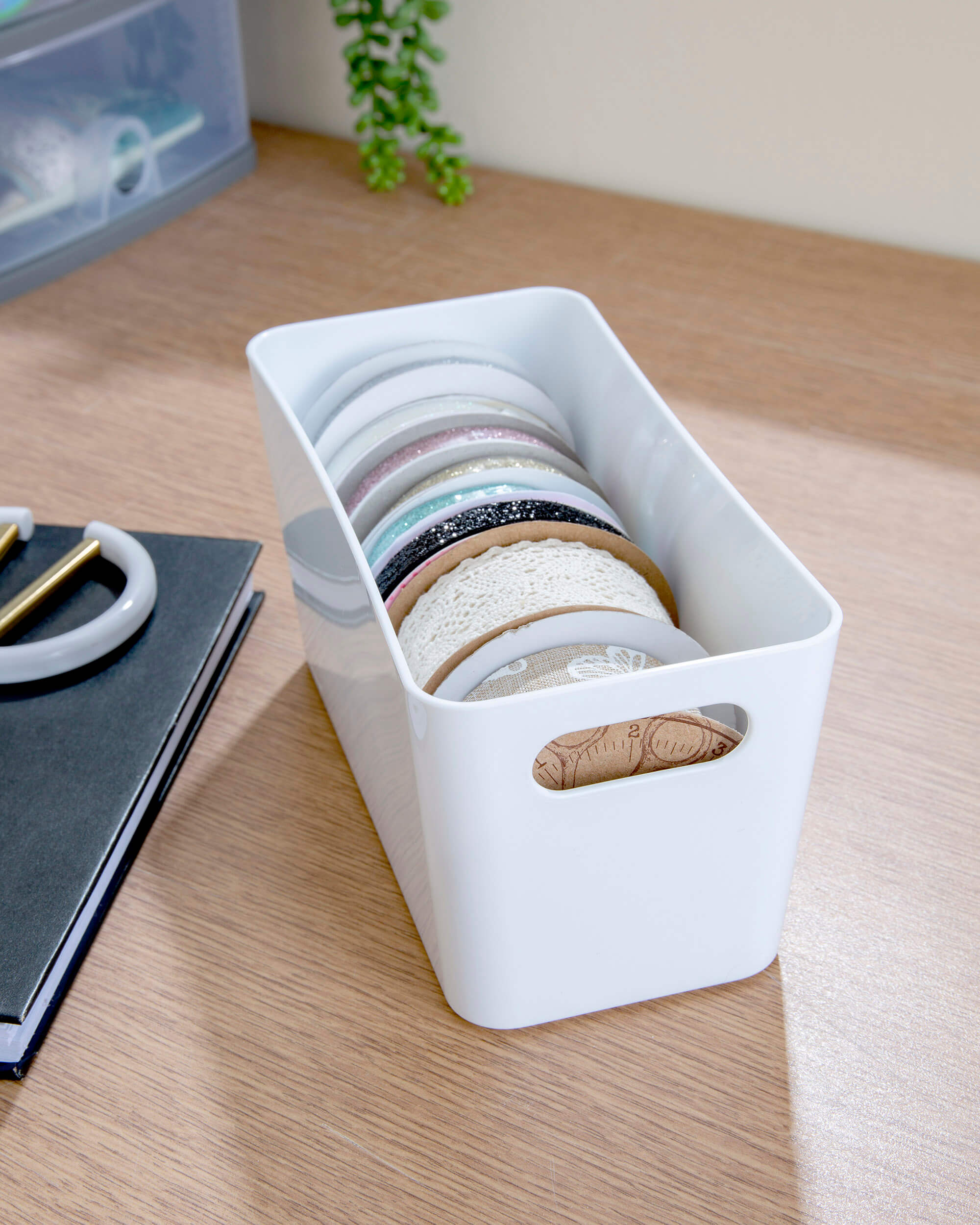 Studio Basket 6.01 Rectangular Ice White - 25800 - What More UK