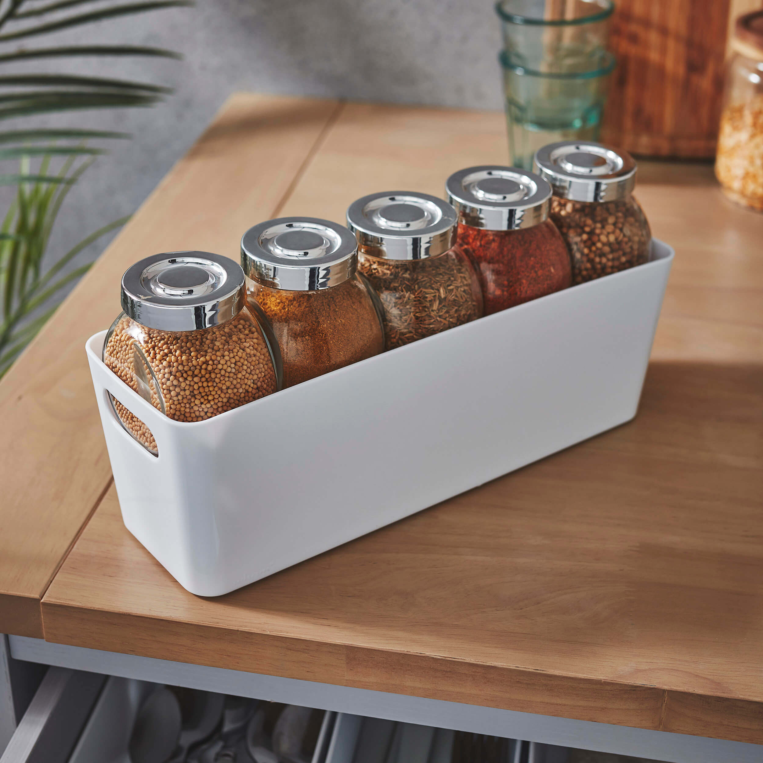 Studio Basket 7.01 Rectangular Ice White - 25825 - What More UK