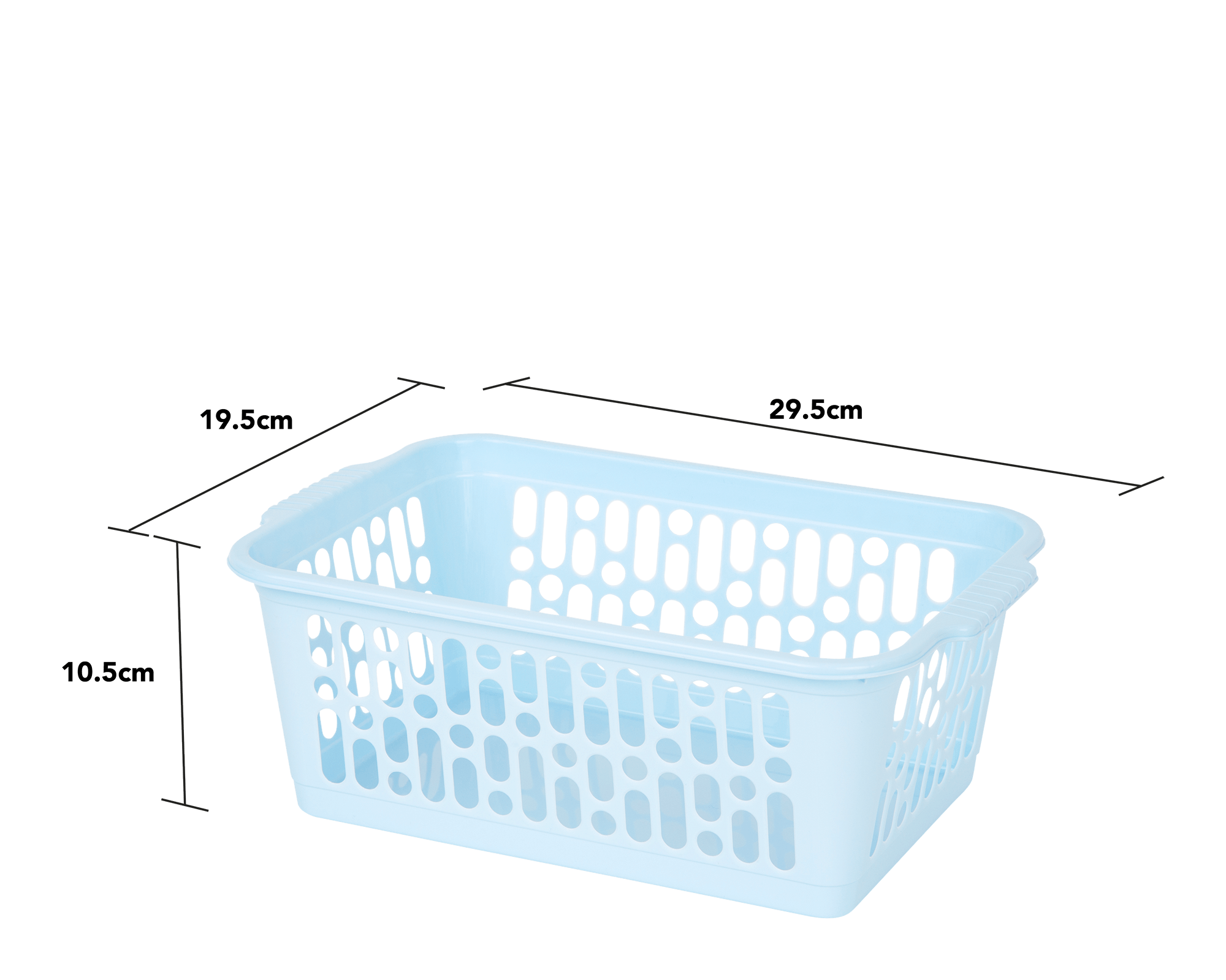 Single Medium Handy Basket Cool Blue - 30533 - What More UK