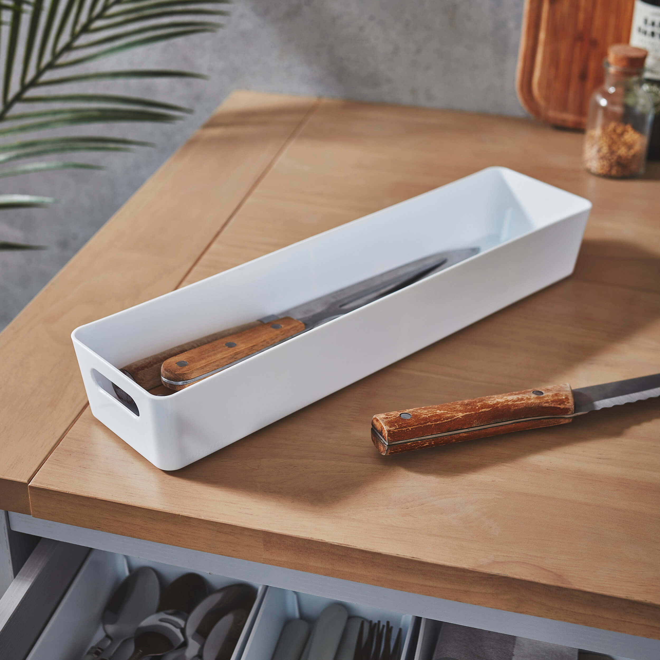 Studio Basket 12.01 Rectangular Ice White – What More UK