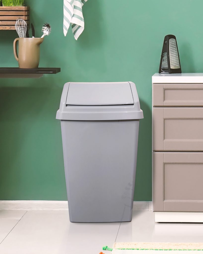 Everyday 50L Lift Top Bin Cool Grey - 36102 - What More UK