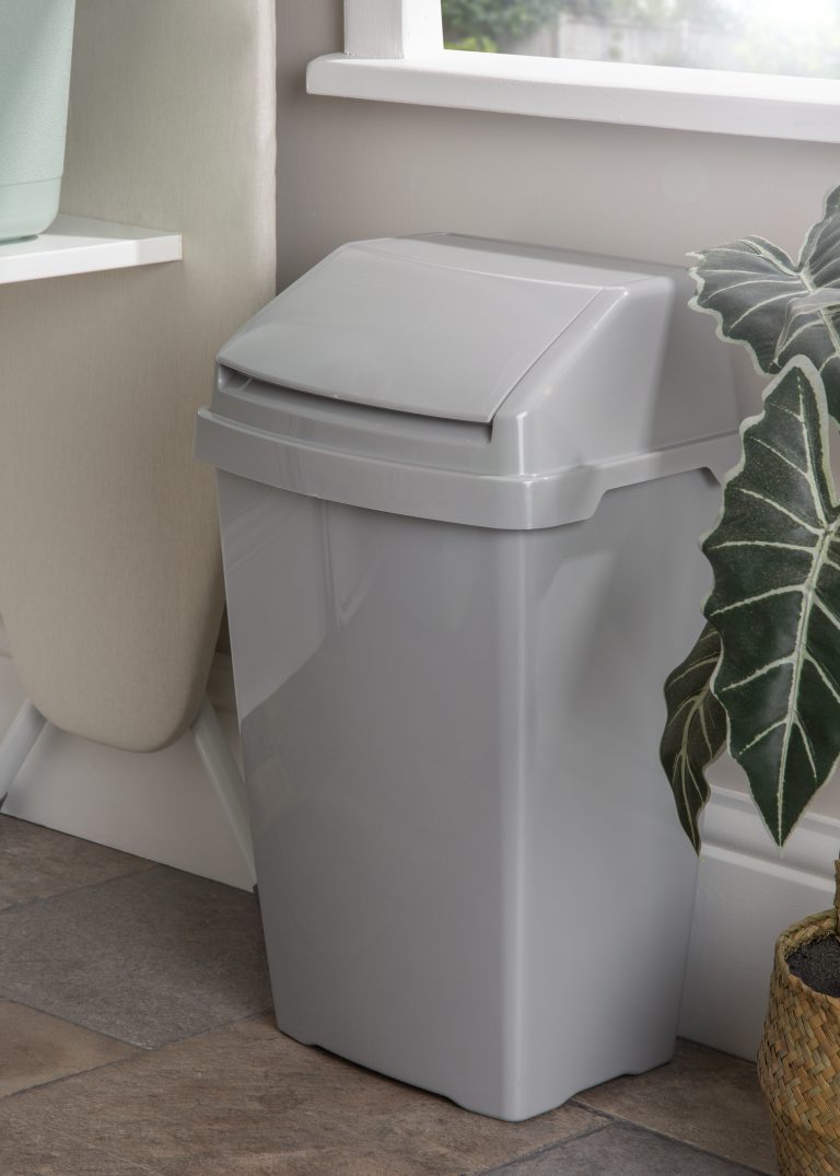 Everyday 25L Lift Top Bin Cool Grey - 36077 - What More UK