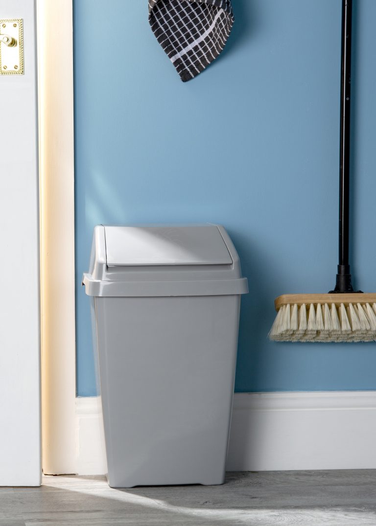 Everyday 25L Lift Top Bin Cool Grey - 36077 - What More UK