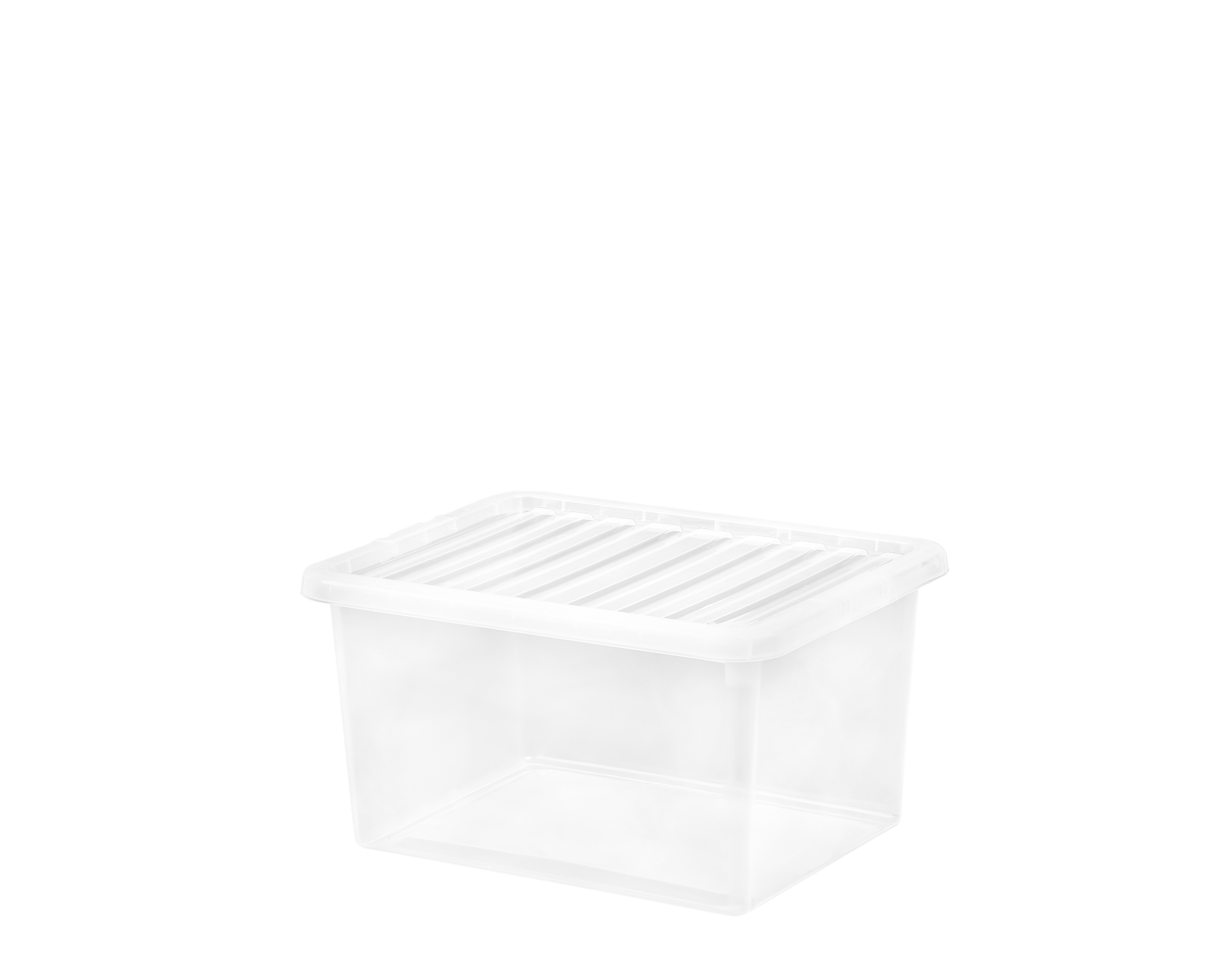 Crystal 37 Litre Box & Lid Clear - 25425 - What More UK