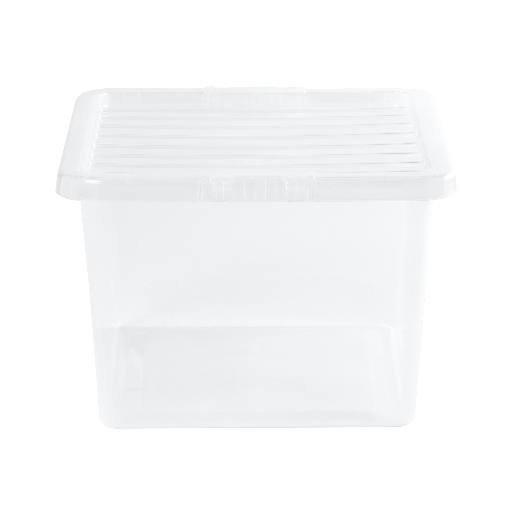 Crystal 37 Litre Box & Lid Clear - 25425 - What More UK