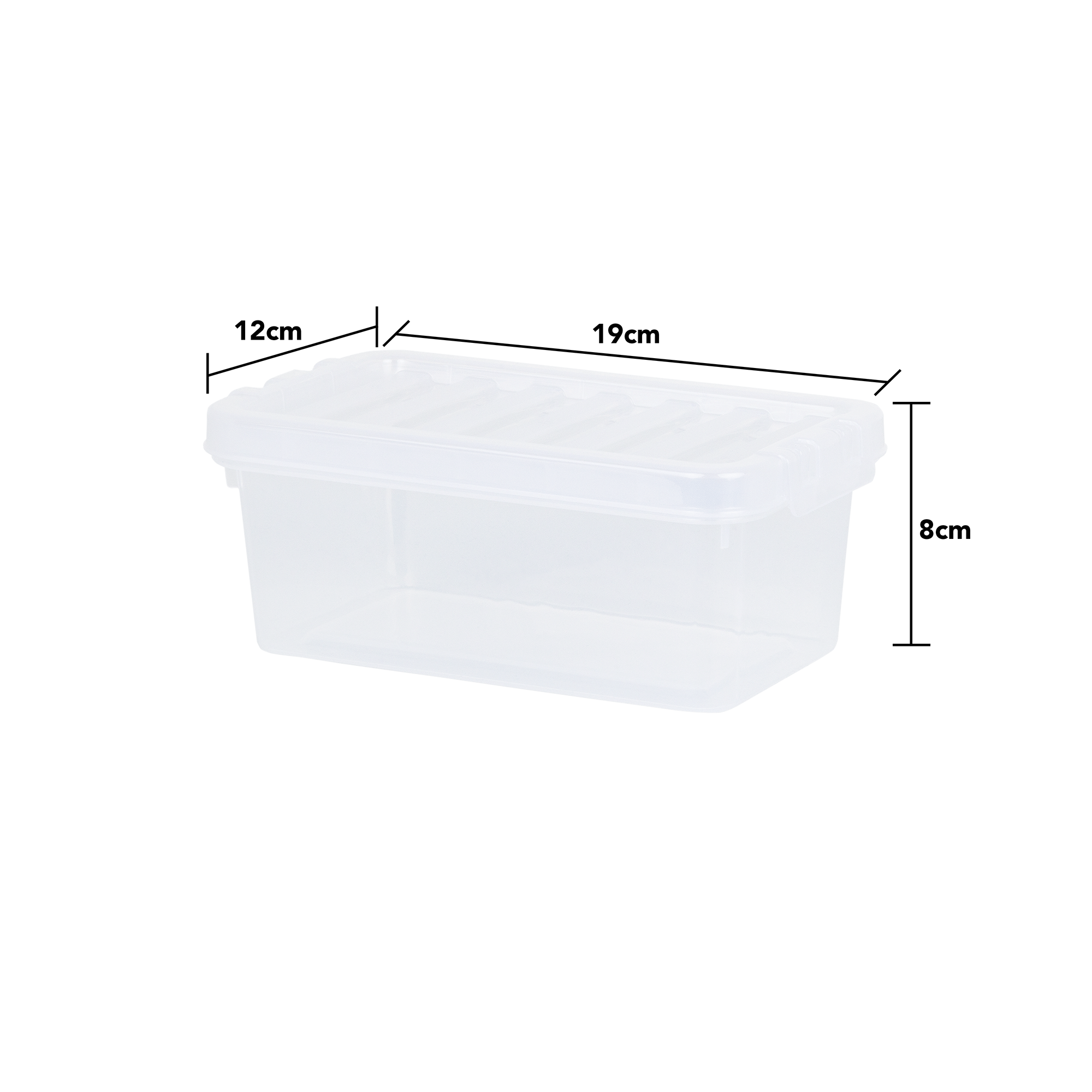 Crystal 1.1L Box & Lid Clear - 14151 - What More UK