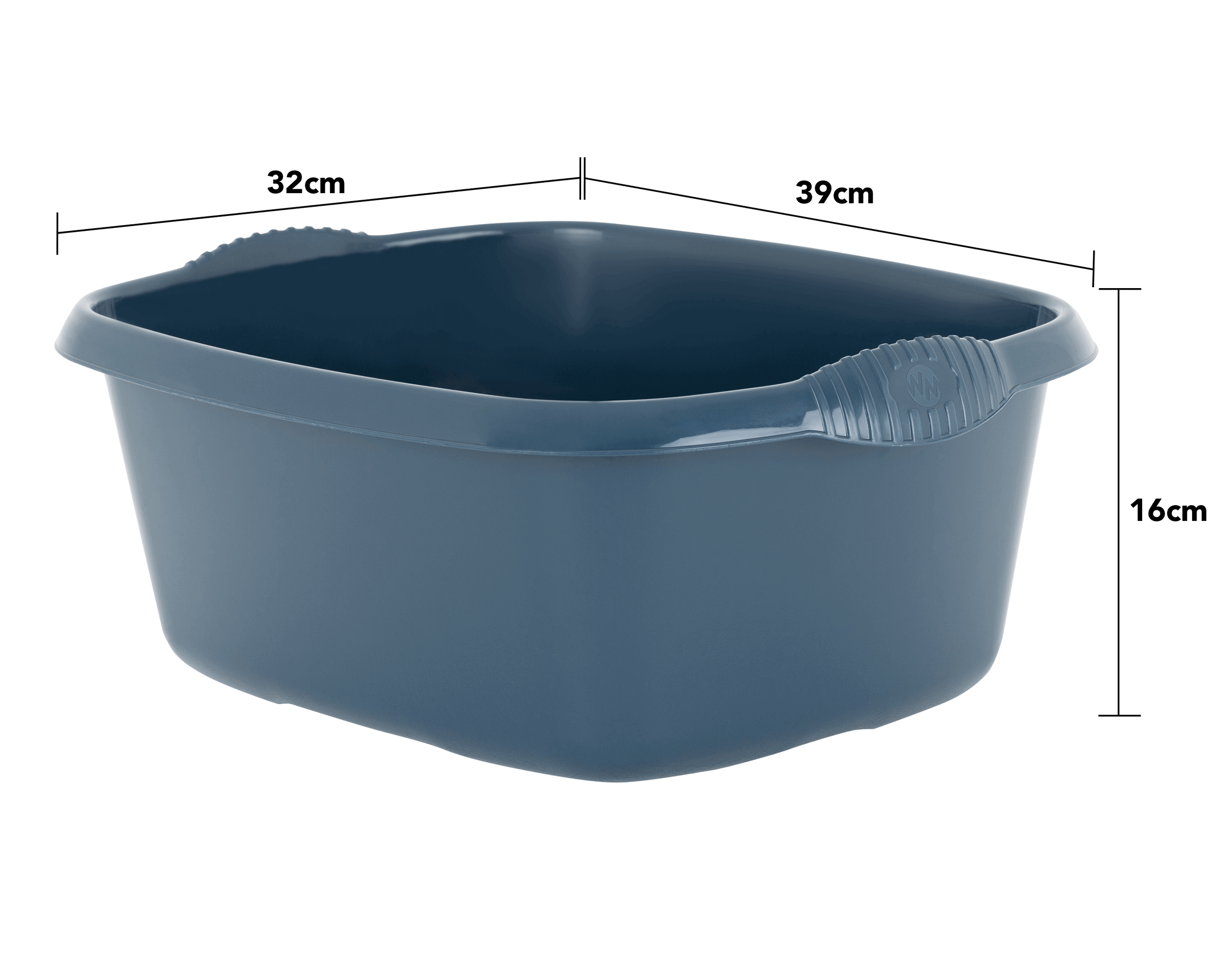 Casa 39cm Bowl Rectangular Navy – What More UK