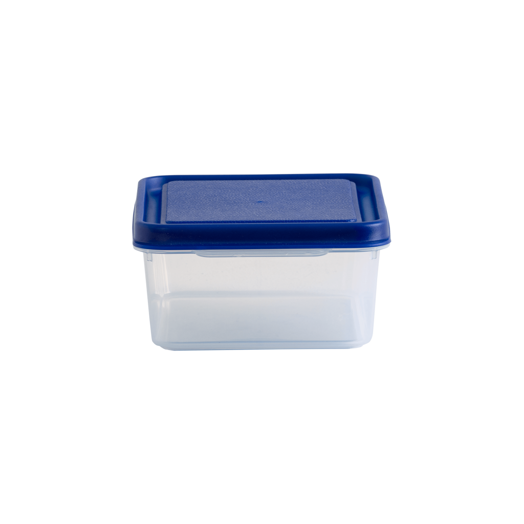 Studio 1L Rect Food Box Clear/Blue - 32502 - What More UK