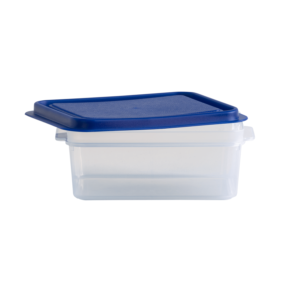 Studio 1L Rect Food Box Clear/Blue - 32502 - What More UK