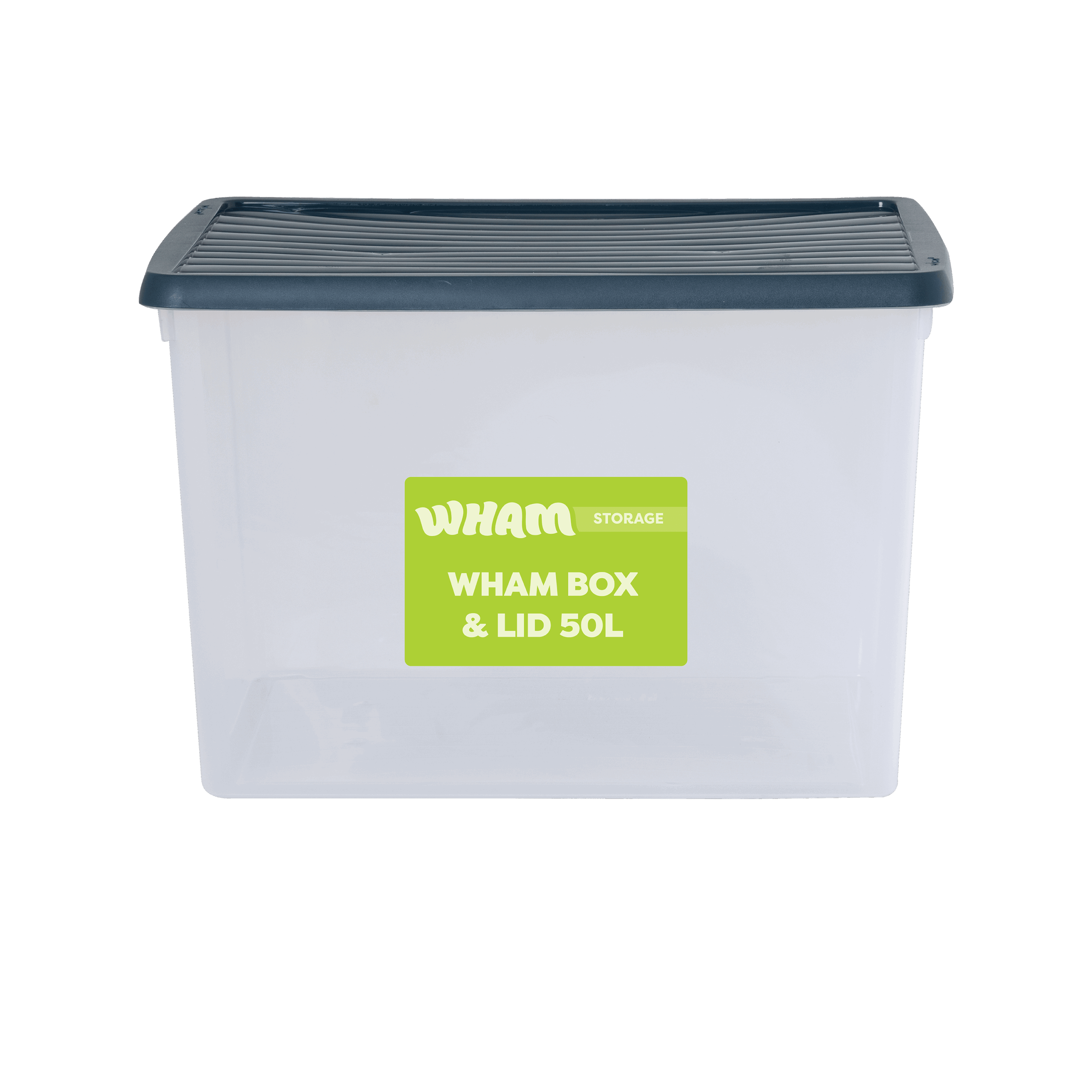 Wham Box 7.03 50L Box & Lid Clear/navy - 17810 - What More UK