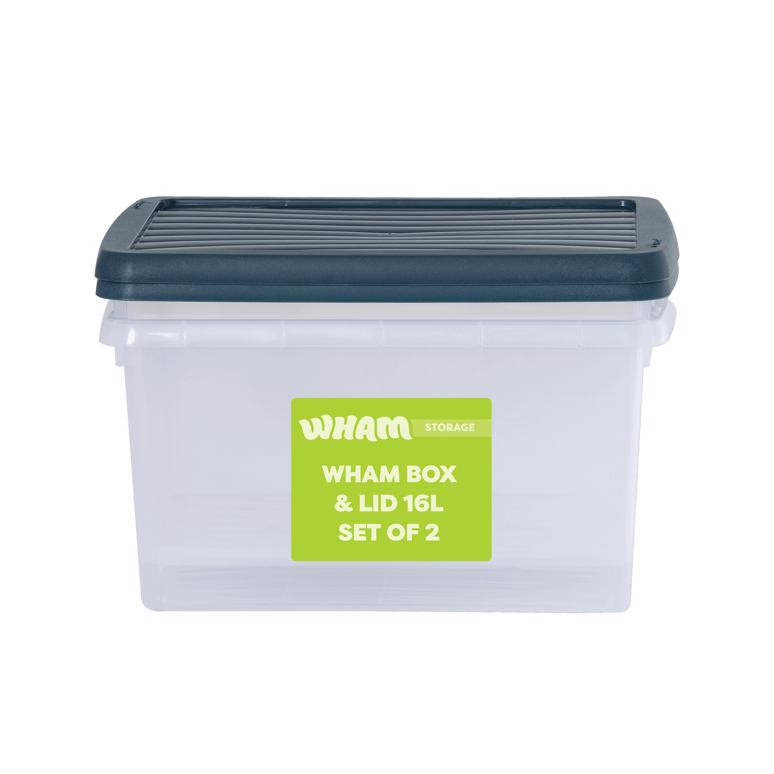 Set2 Wham Box 6.03 16L Box&Lid Clr/Navy – What More UK