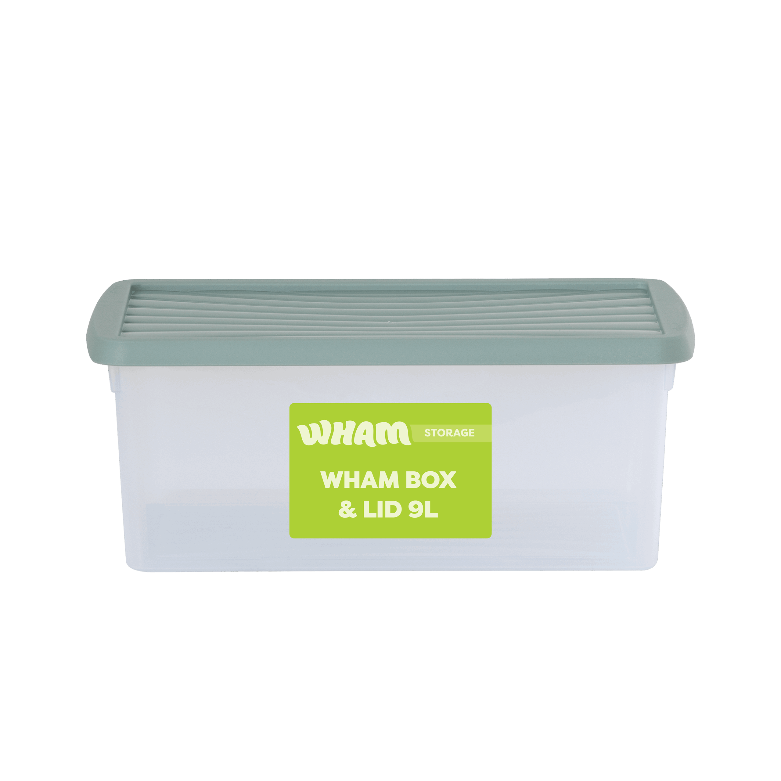 Wham Box 5.01 9L Box & Lid Clear/Green - 17903 - What More UK