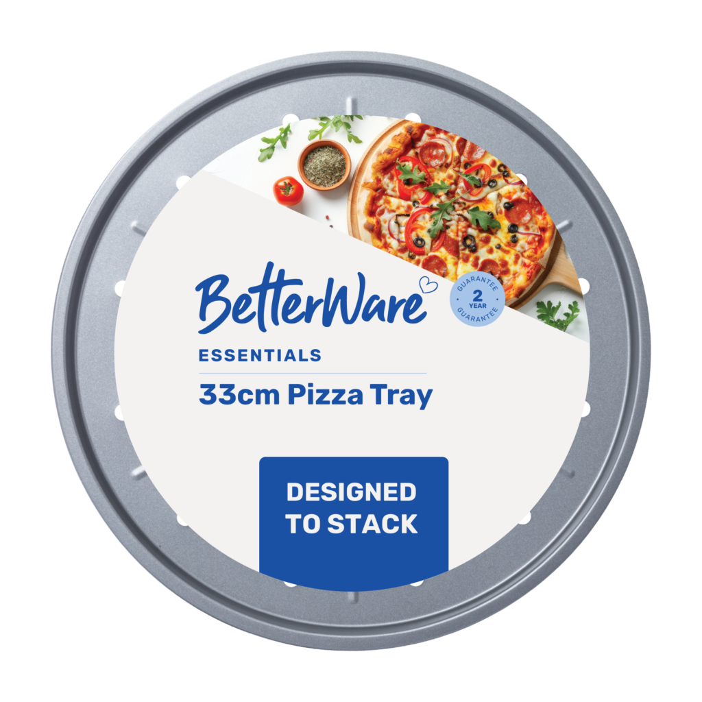 Betterware Essentials 0.29 Pizza Tin 30cm - 67820 - What More UK