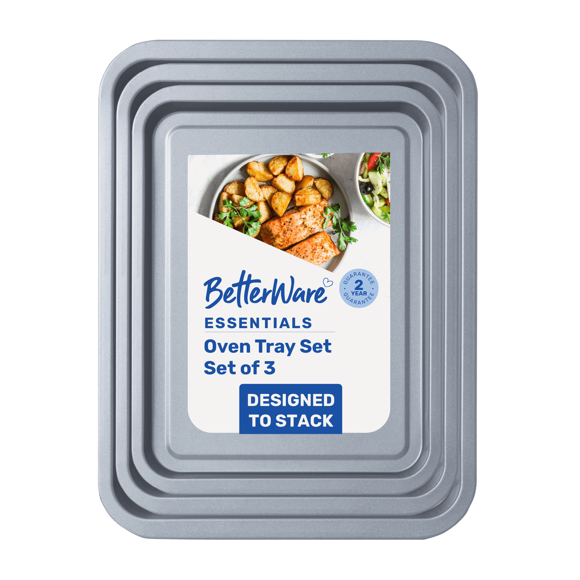 Betterware Essentials 0.29 Oven Tray Set 35, 31 & 28cm Skand - 68120 ...