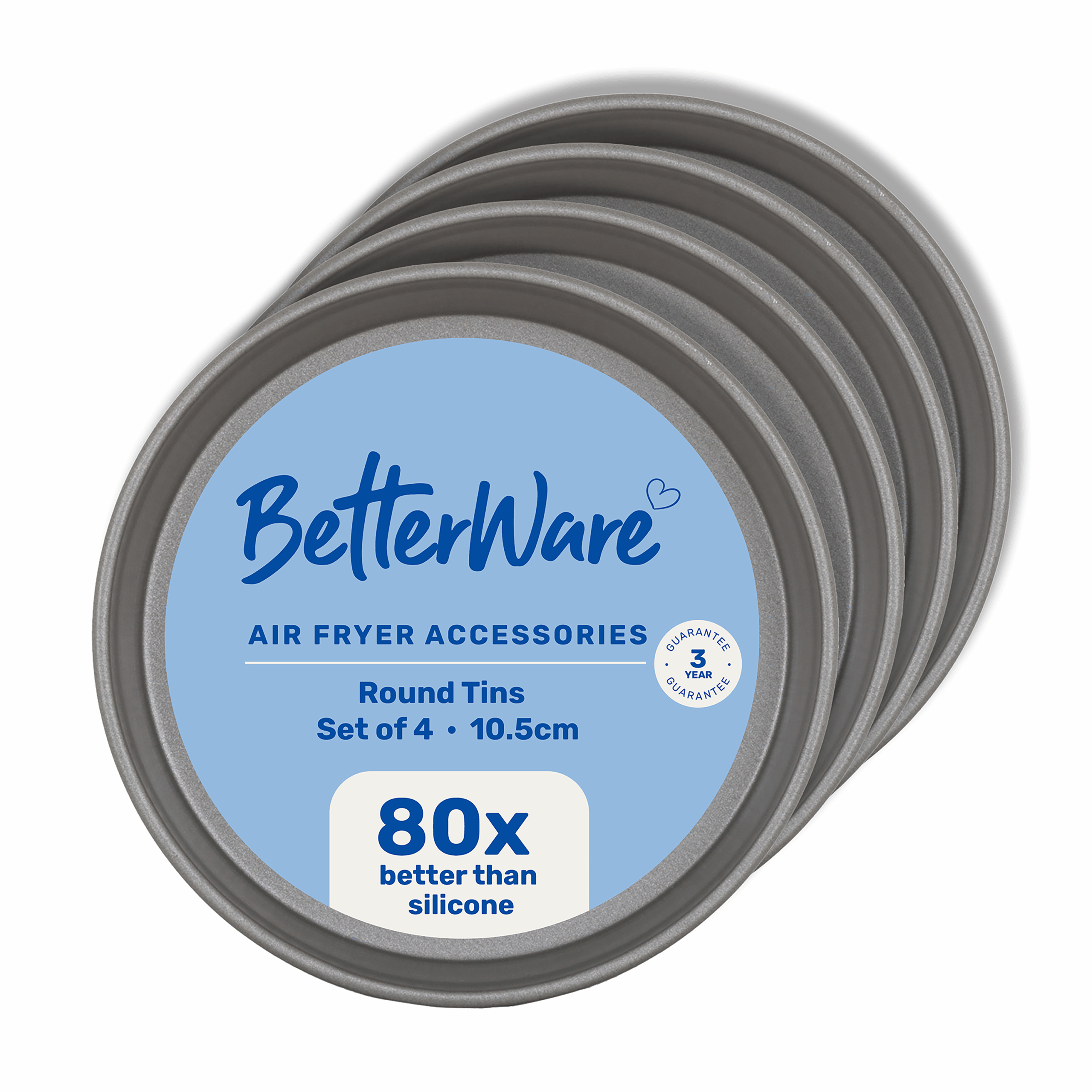 Set 4 Betterware Mini Dish Round - 71180 - What More UK