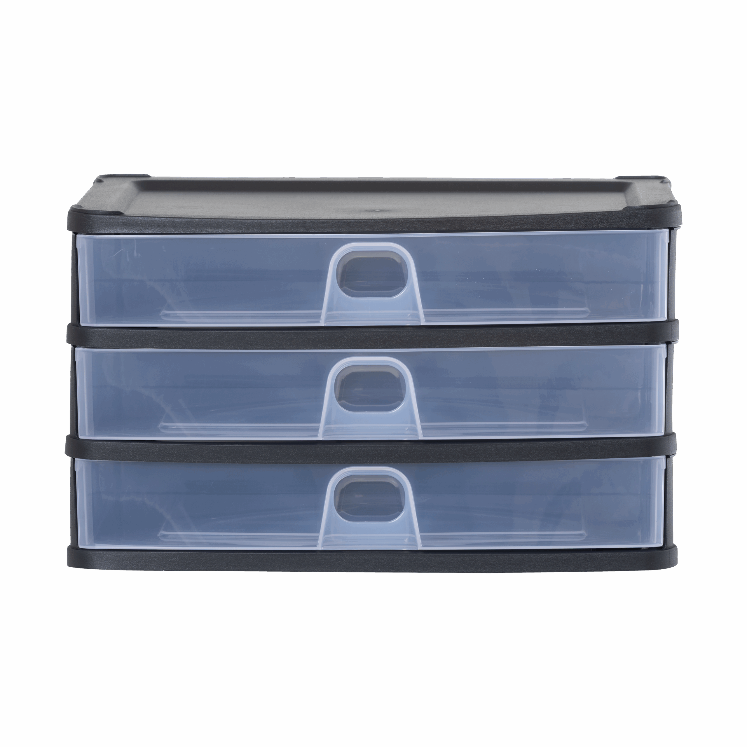 Wham Organise Drawers Medium 3S Black/Clear - 37750 - What More UK